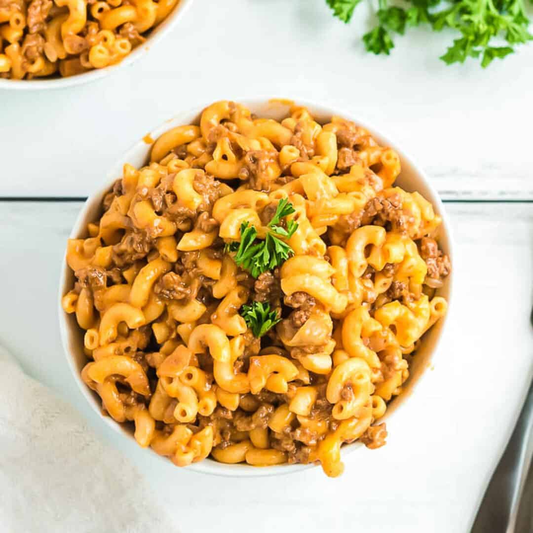 Homemade Hamburger Helper - Leftovers Then Breakfast