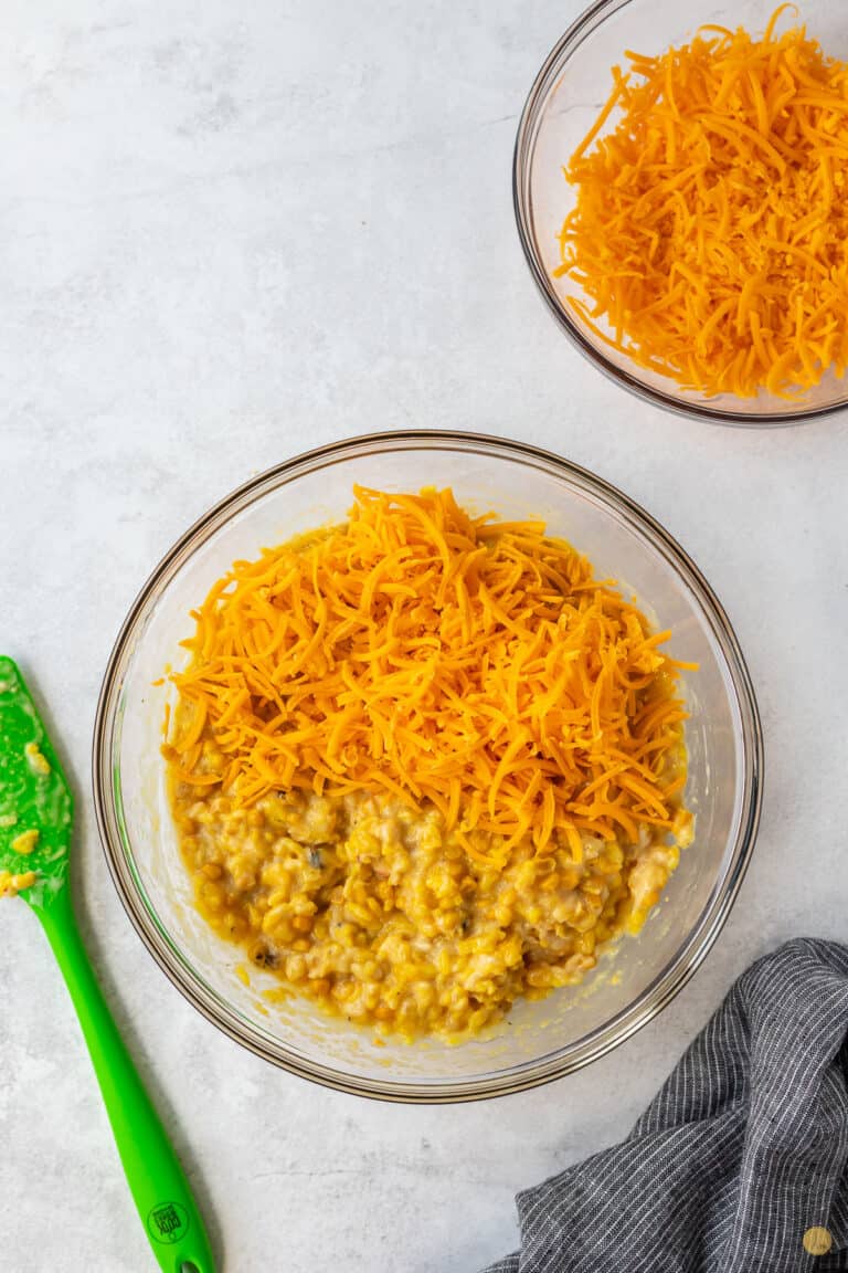 Cheesy Corn and Rice Casserole - Leftovers Then Breakfast