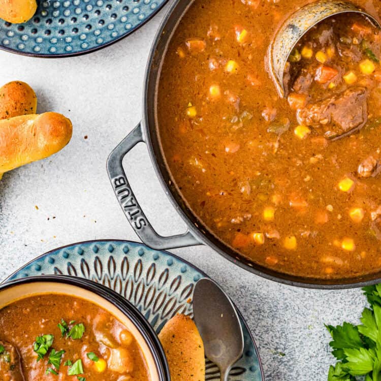 Slow Cooker Beef Stew - Leftovers Then Breakfast