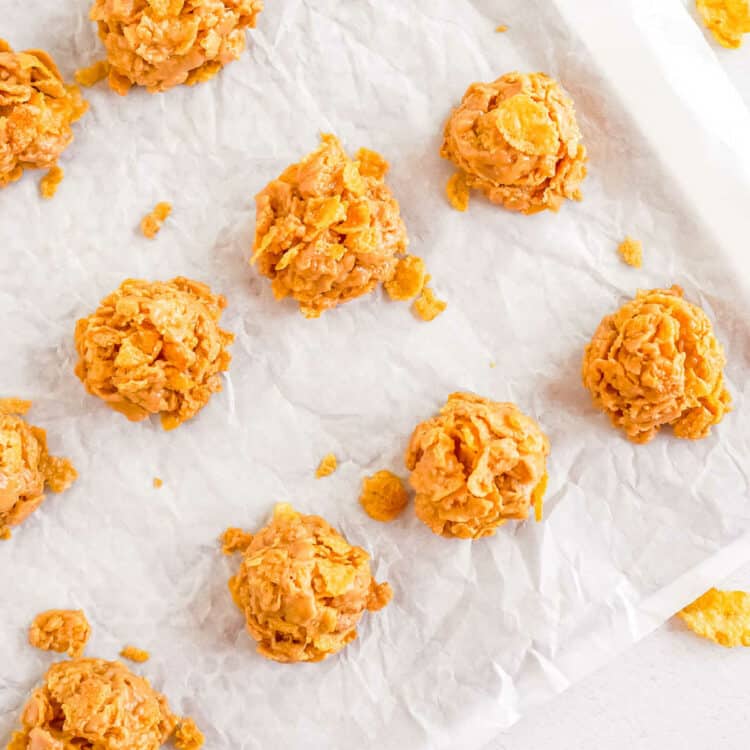 Peanut Butter Cornflake Bars - Leftovers Then Breakfast
