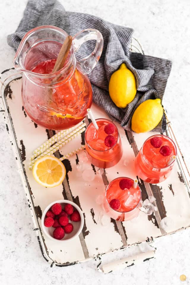 Homemade Raspberry Iced Tea - Leftovers Then Breakfast