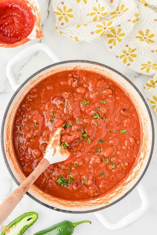 Easy Rotel Chili - Leftovers Then Breakfast