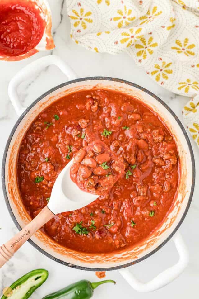 Easy Rotel Chili - Leftovers Then Breakfast