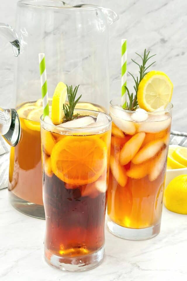 Homemade Lemon Iced Tea - Leftovers Then Breakfast