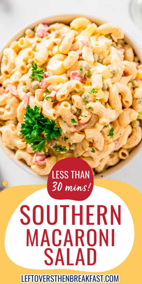 Southern Macaroni Salad (30 mins)