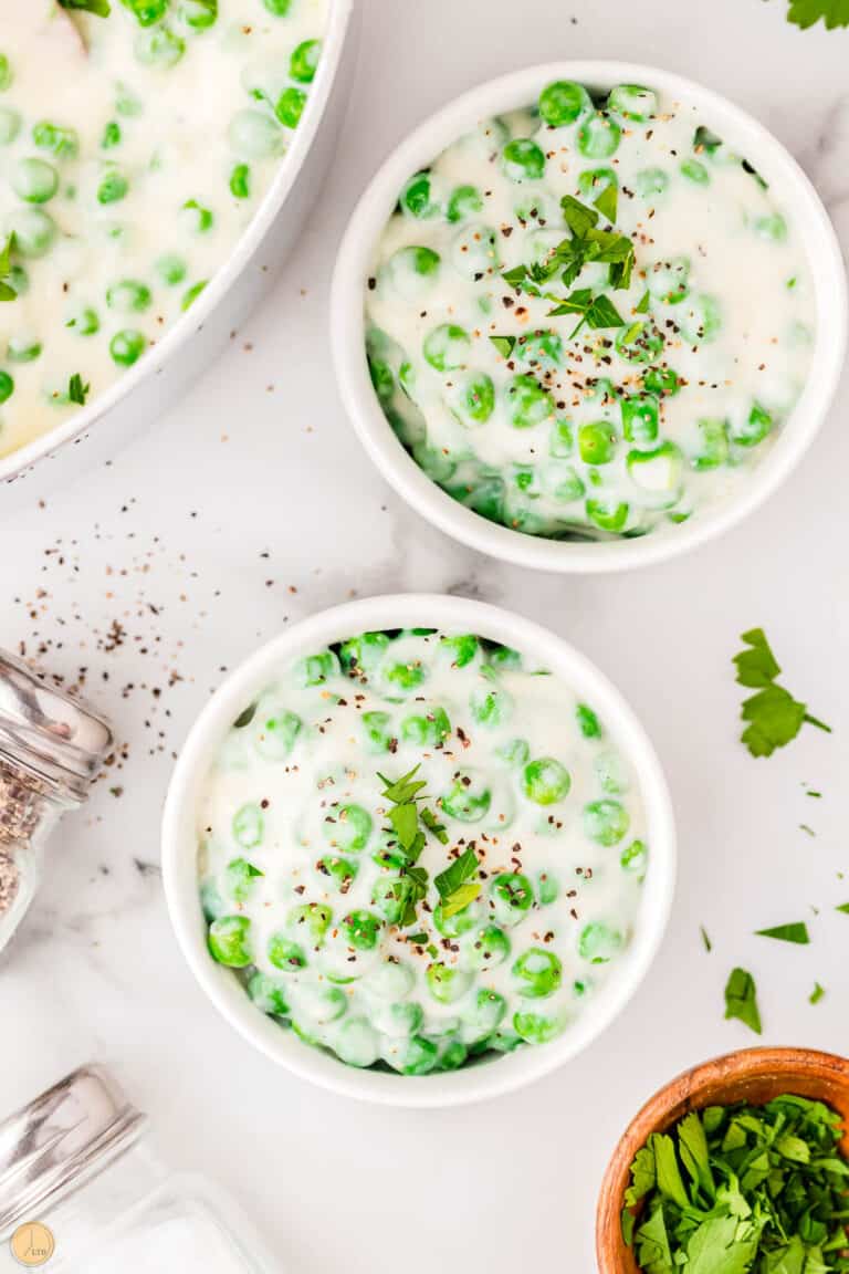 How to Make Creamed Peas - Leftovers Then Breakfast