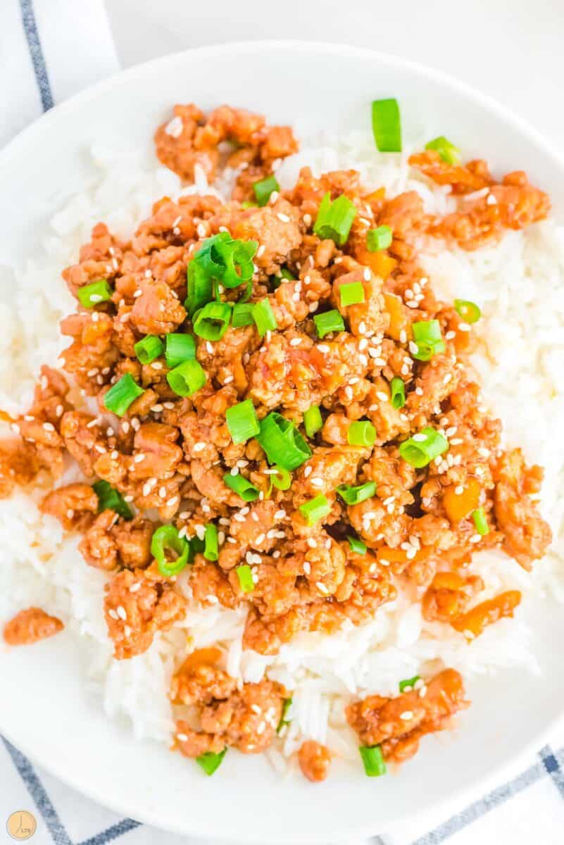 One Pan Ground Orange Chicken - Leftovers Then Breakfast