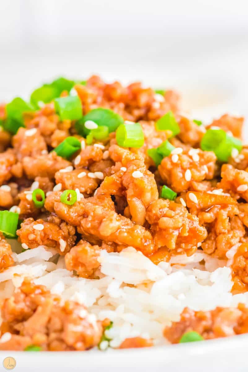 One Pan Ground Orange Chicken - Leftovers Then Breakfast