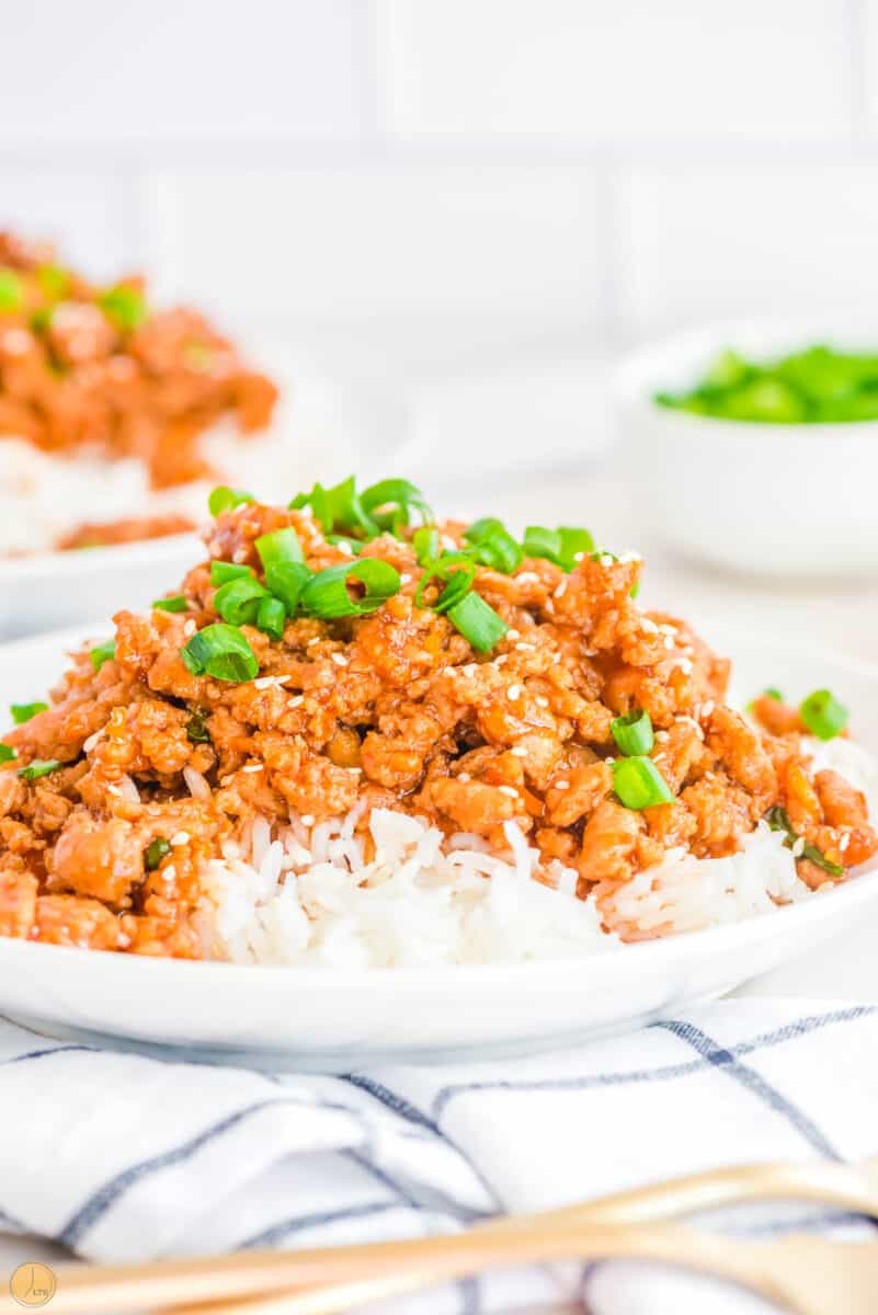 One Pan Ground Orange Chicken - Leftovers Then Breakfast
