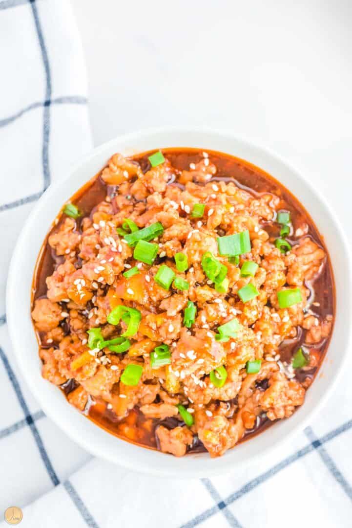 One Pan Ground Orange Chicken - Leftovers Then Breakfast