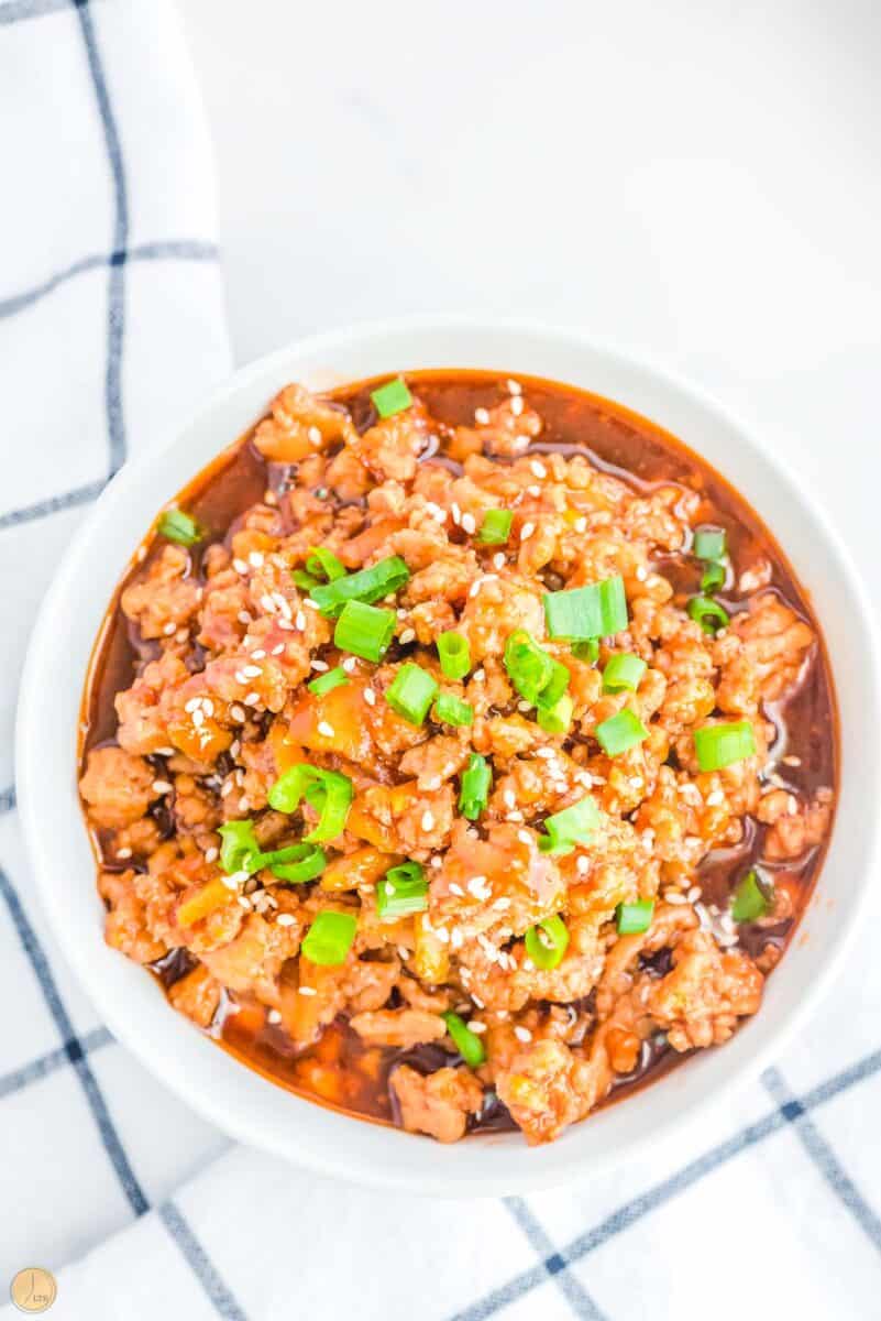 One Pan Ground Orange Chicken - Leftovers Then Breakfast