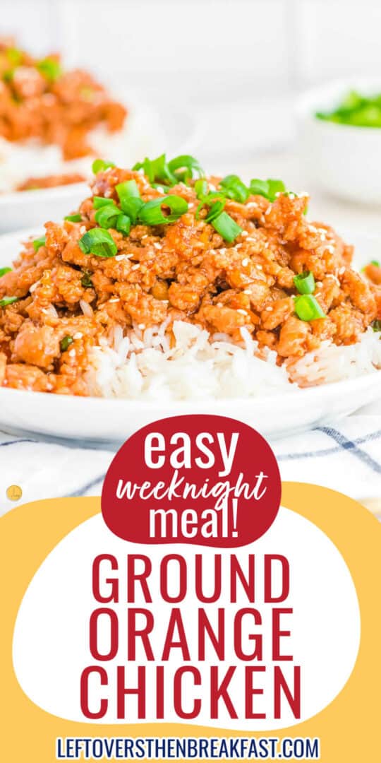 Easy Ground Orange Chicken (1 Pan!)