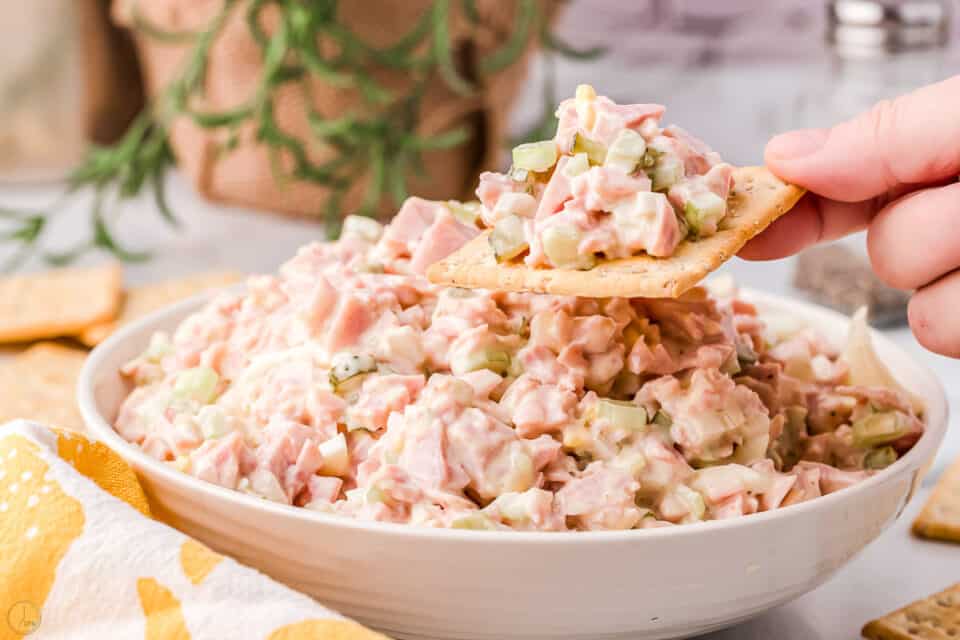 Old Fashioned Ham Salad Recipe - Leftovers Then Breakfast
