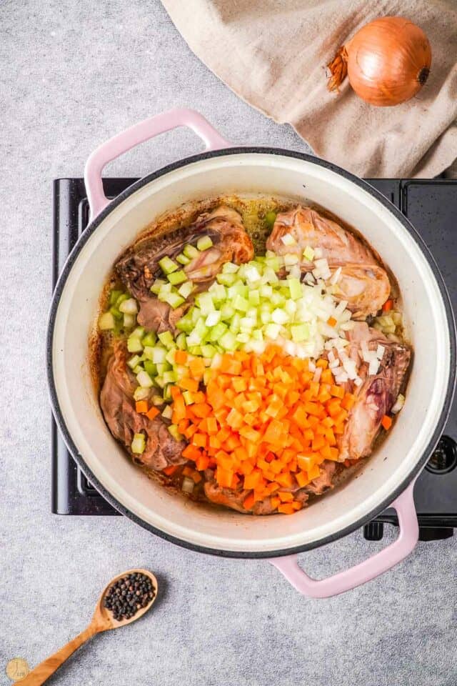 Easy Stewed Chicken and Rice Recipe - Leftovers Then Breakfast