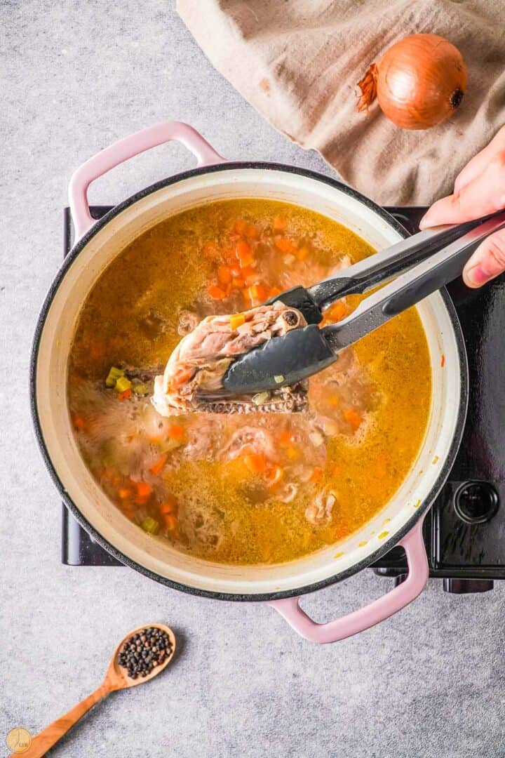 Easy Stewed Chicken and Rice Recipe - Leftovers Then Breakfast