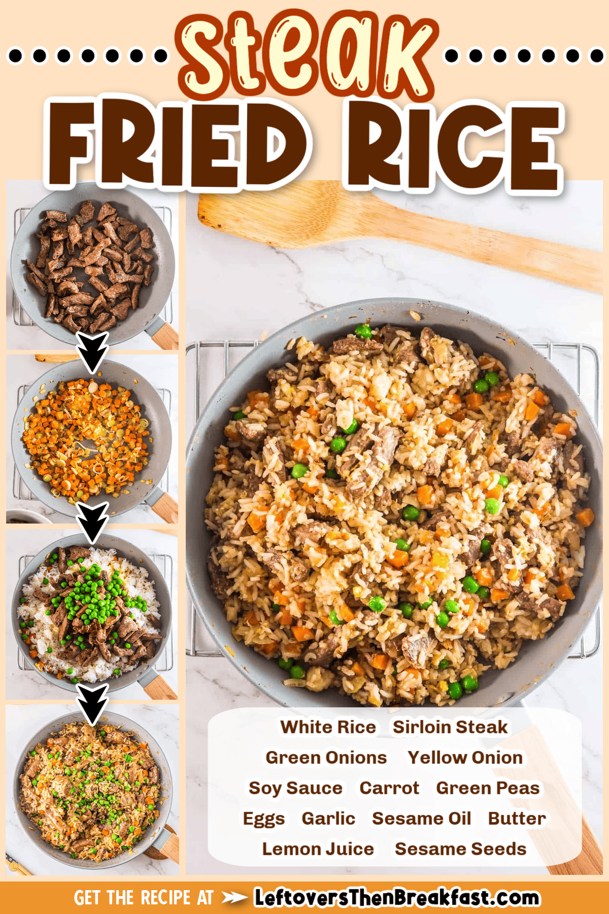 Easy Steak Fried Rice - Take Two Tapas