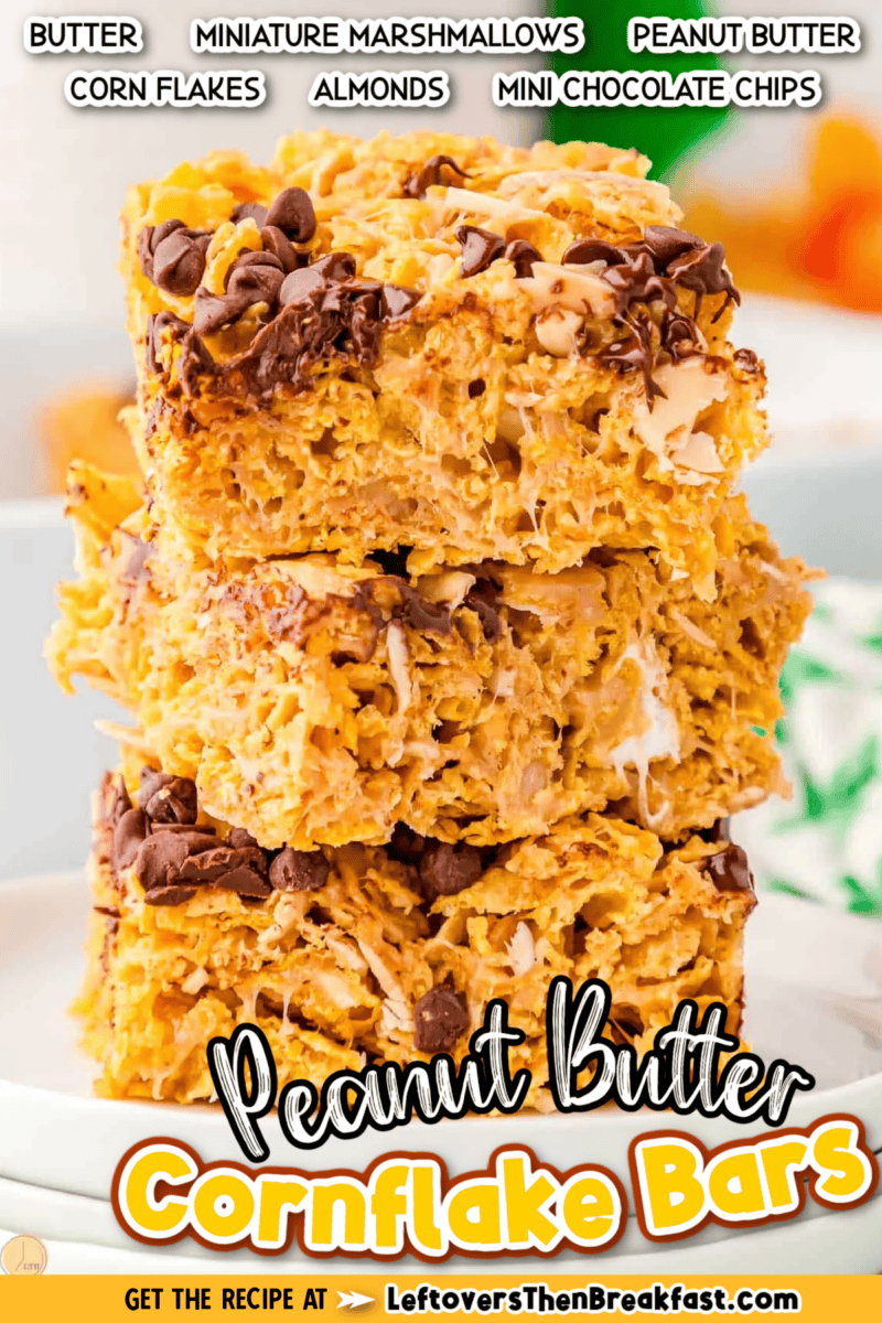 Peanut Butter Cornflake Bars - Leftovers Then Breakfast