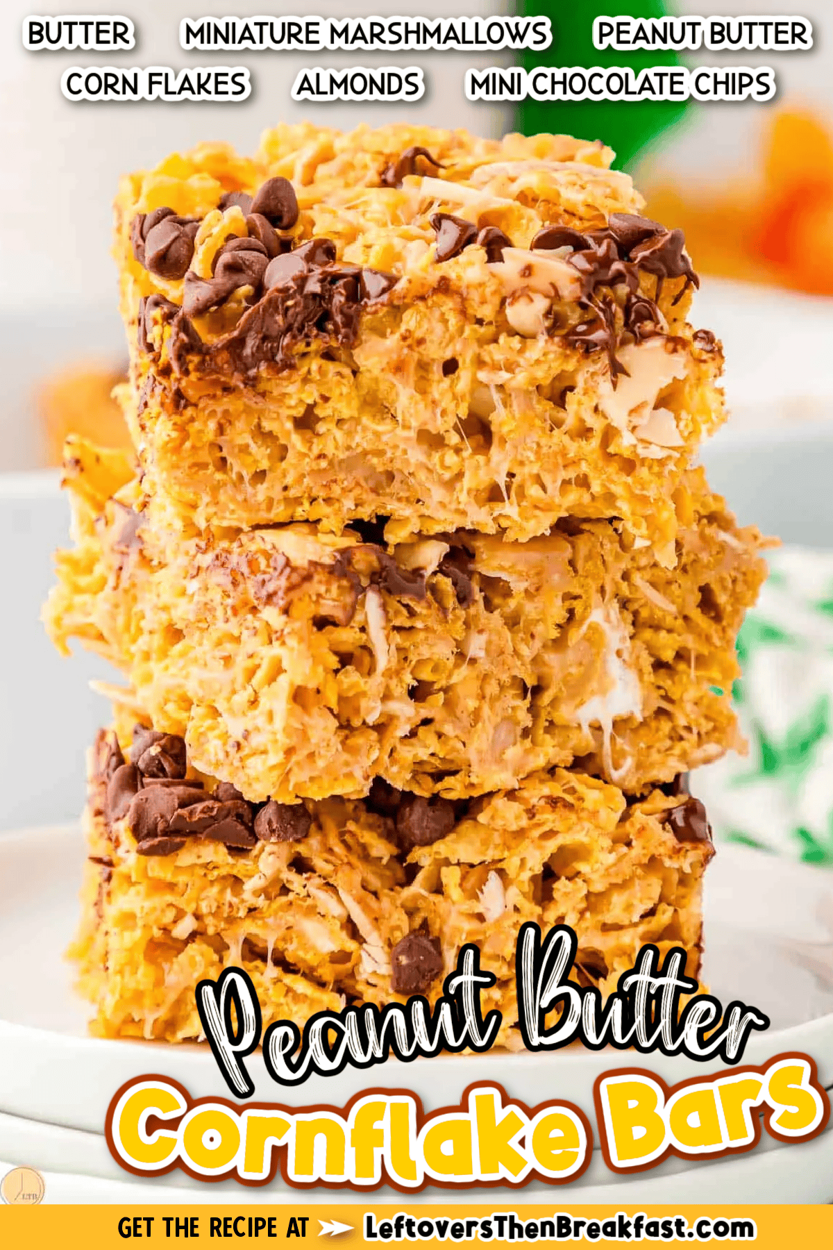 Peanut Butter Cornflake Bars - Leftovers Then Breakfast