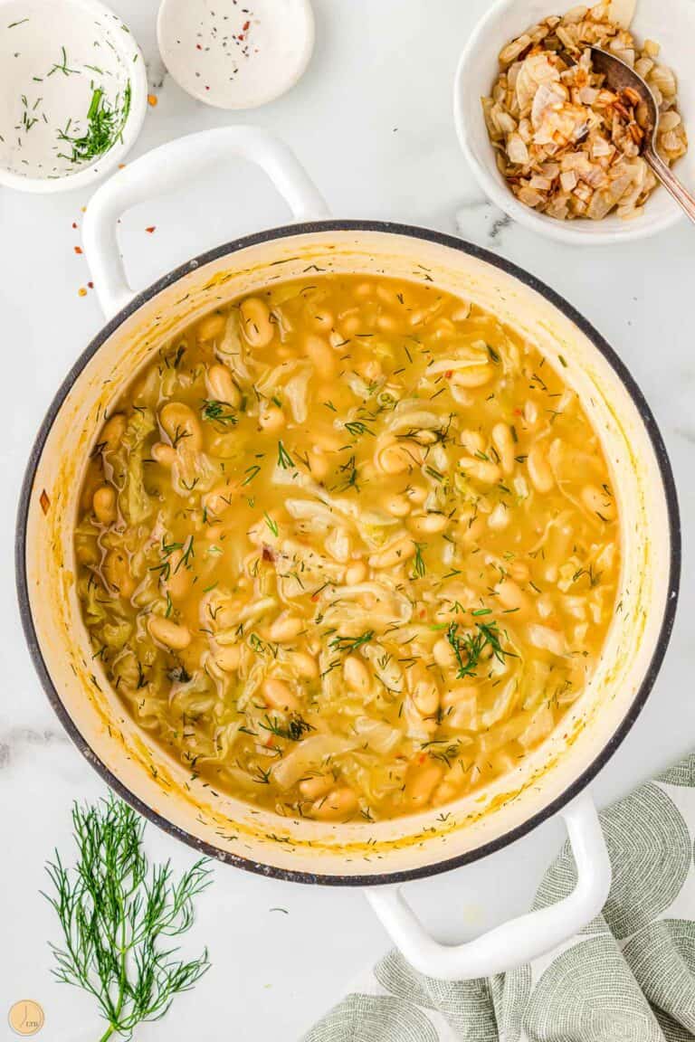Easy Dilly Bean Stew - Leftovers Then Breakfast