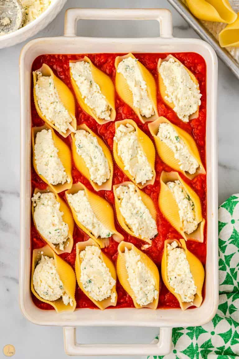 Olive Garden Giant Stuffed Shells - Leftovers Then Breakfast