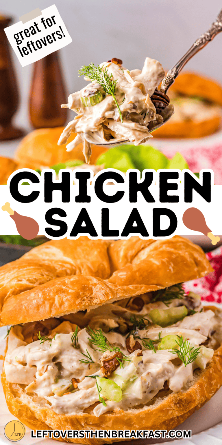Easy Chicken Salad Recipe - Leftovers Then Breakfast