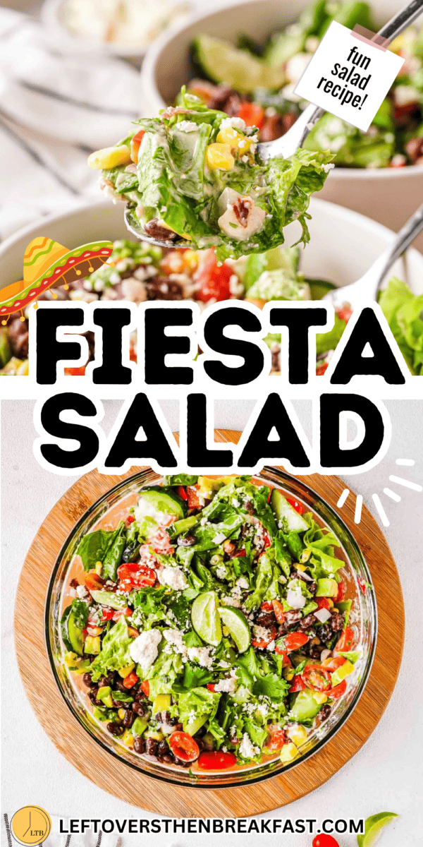 Mexican Fiesta Salad - Leftovers Then Breakfast