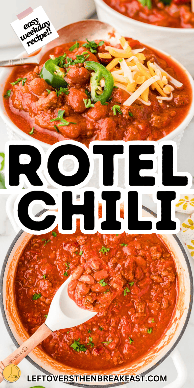 Easy Rotel Chili - Leftovers Then Breakfast