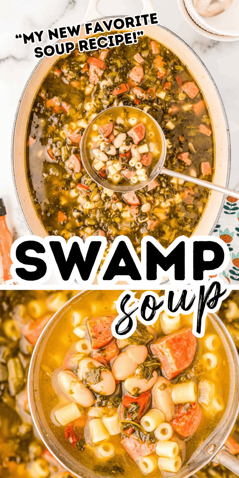 Swamp Soup With Turnip Greens - Leftovers Then Breakfast